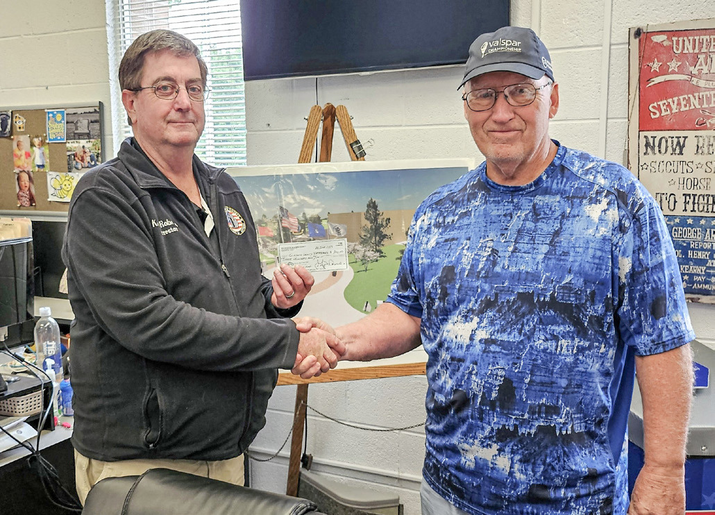 VETERANS AFFAIRS RECEIVE DONATION | Gladwin County Record & Beaverton ...